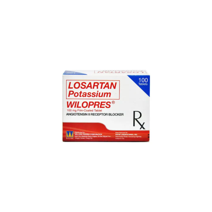 WILOPRES Losartan Potassium 100mg Film-Coated Tablet 1's price in the ...